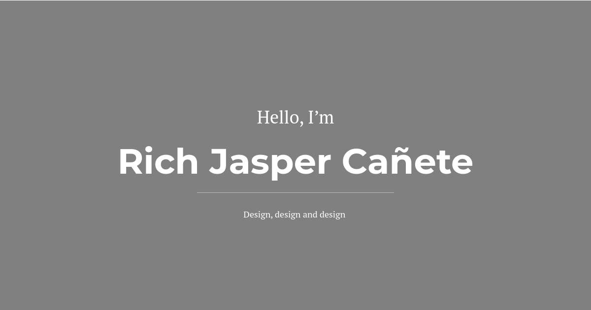 Rich Jasper Cañete