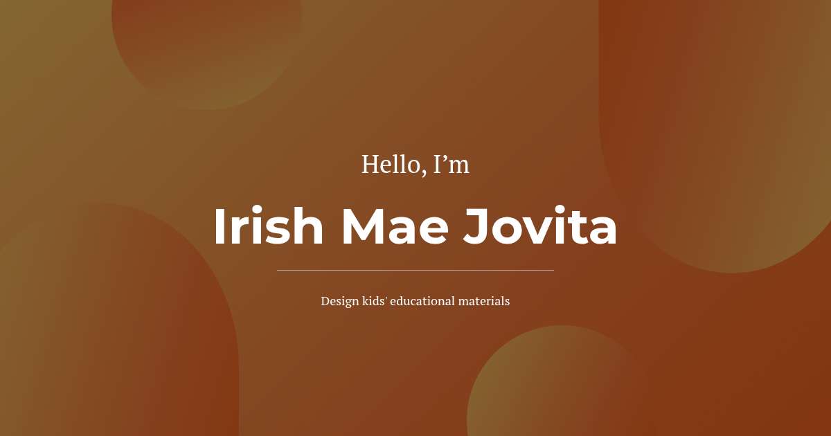Irish Mae Jovita