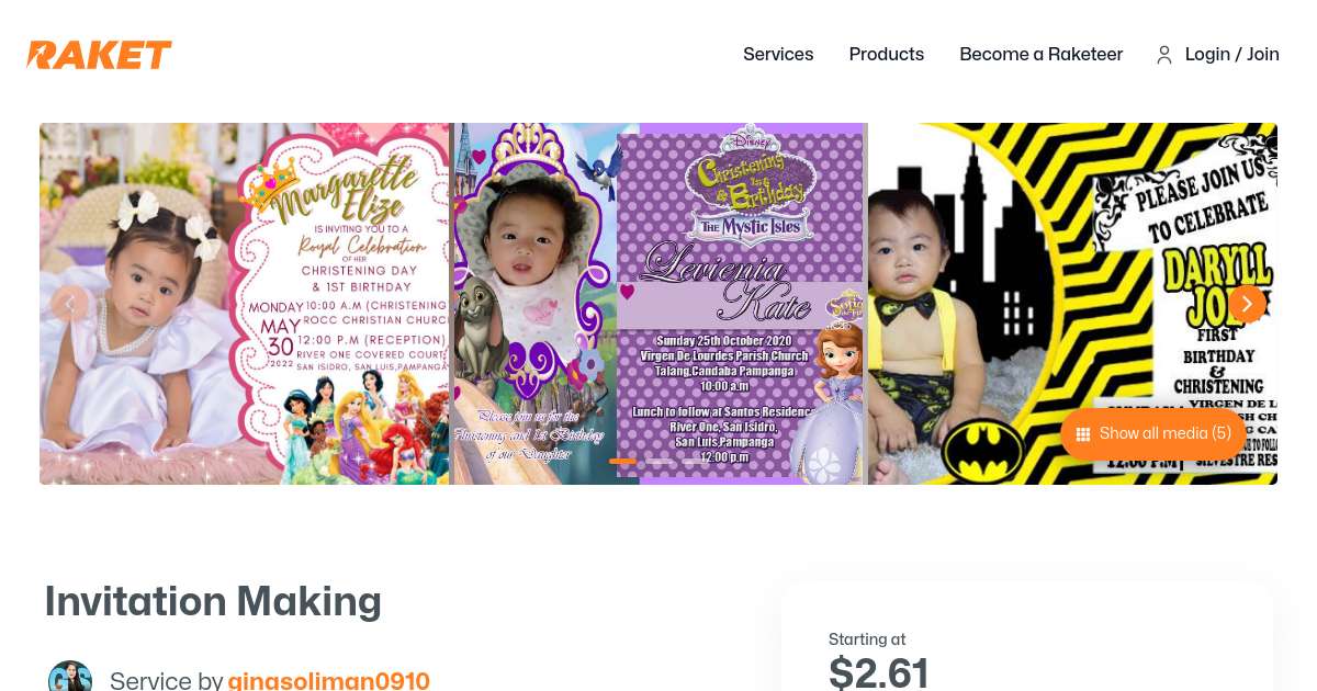 Invitation Making by aecreatives - Raket.PH