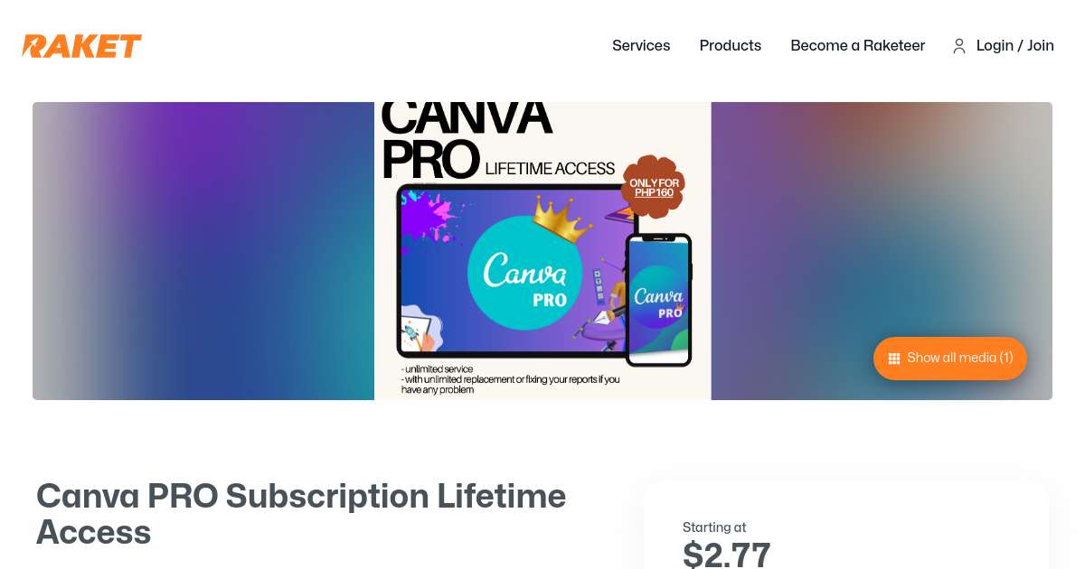 Canva PRO Subscription Lifetime Access by yanisoph - Raket.PH