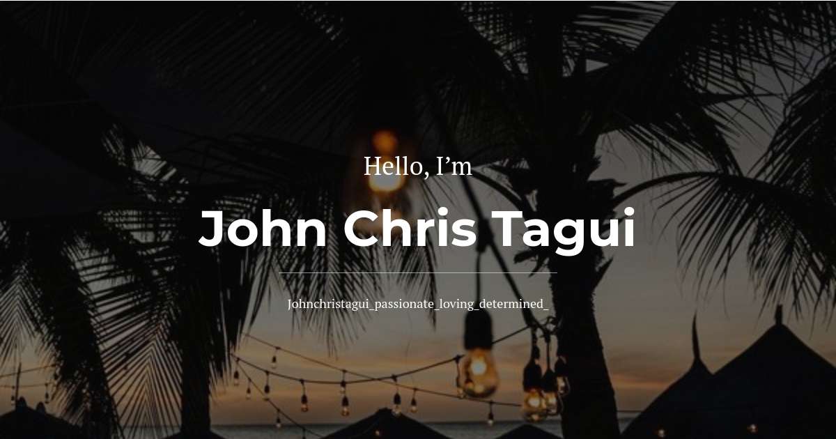 John Chris Tagui