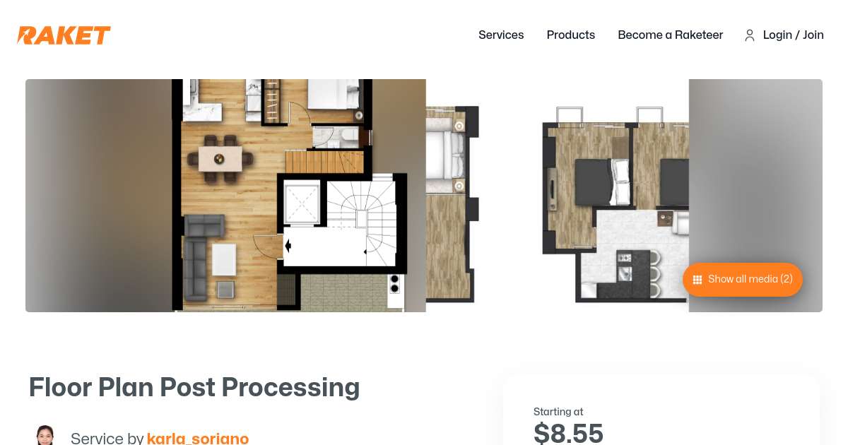 Floor Plan Post Processing by karla_soriano - Raket.PH