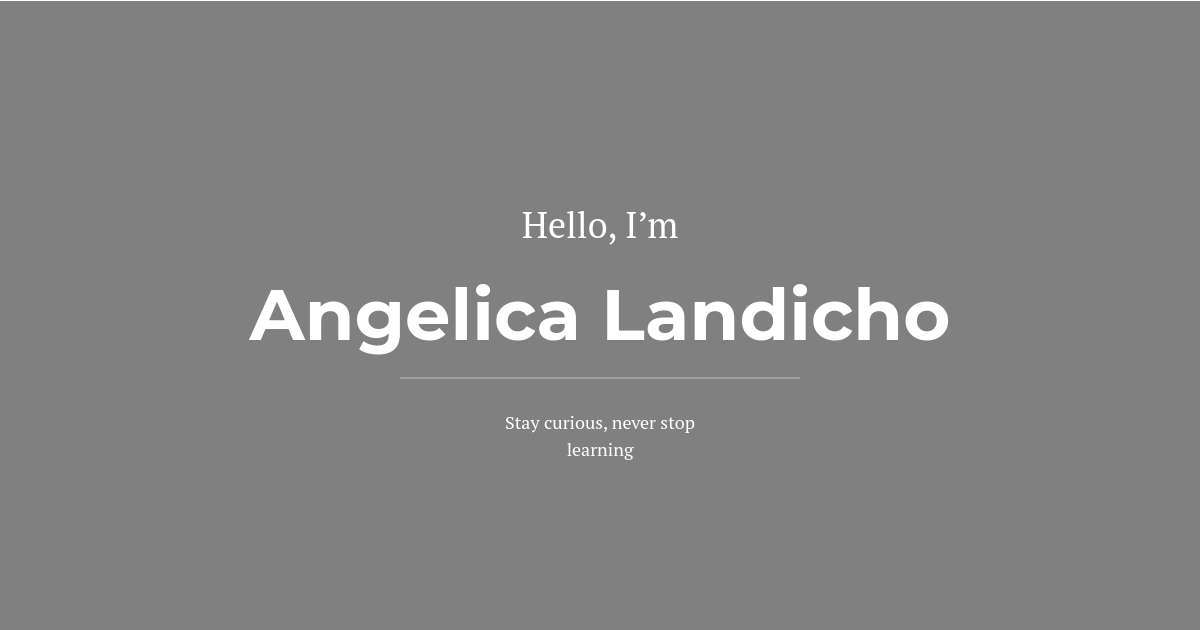 Angelica Landicho