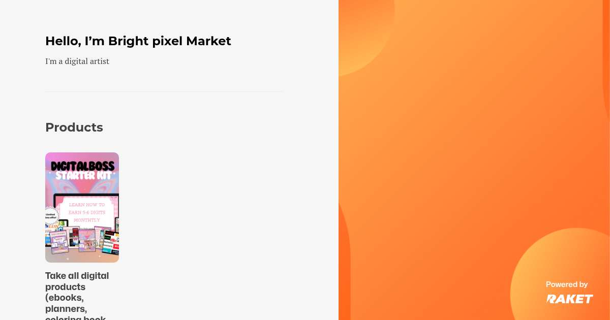 Bright pixel Market