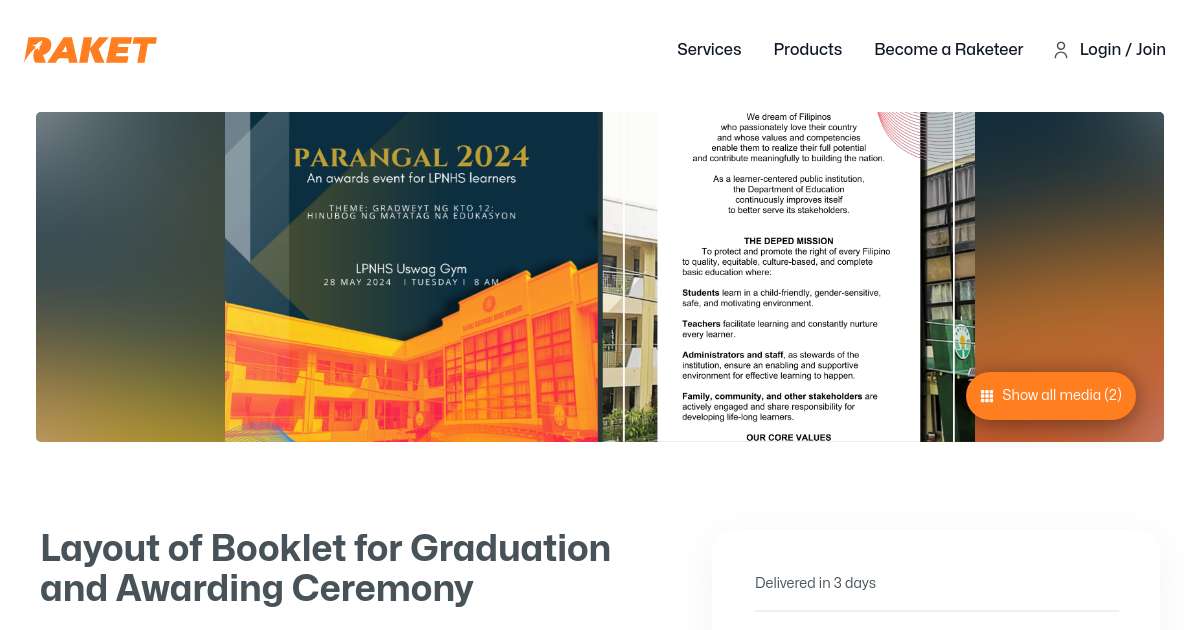 Layout of Booklet for Graduation and Awarding Ceremony by teathings ...