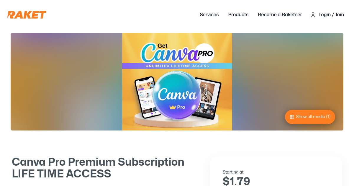 Canva Pro Premium Subscription LIFE TIME ACCESS by pixiequill - Raket.PH
