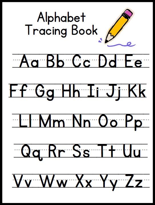 Alphabet Tracing Chart Printable - Infoupdate.org