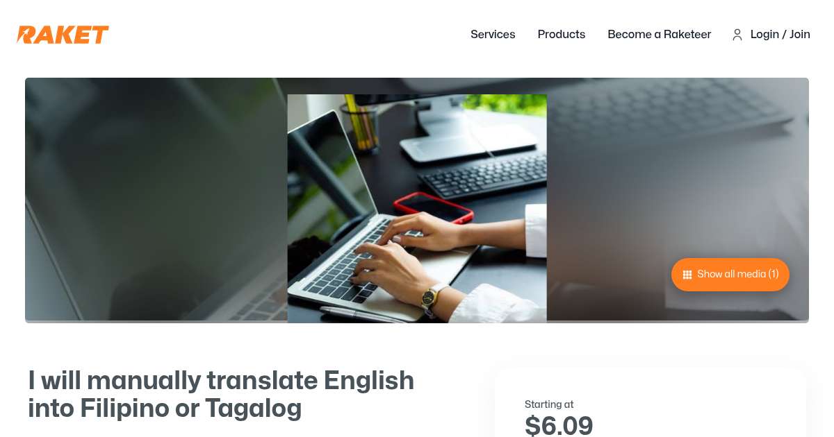I will manually translate English into Filipino or Tagalog by ...