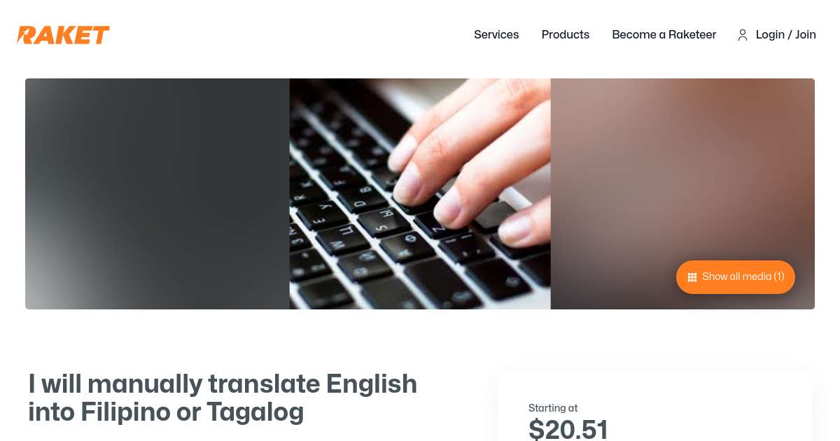 I can manually translate any English documents into Filipino or Tagalog ...