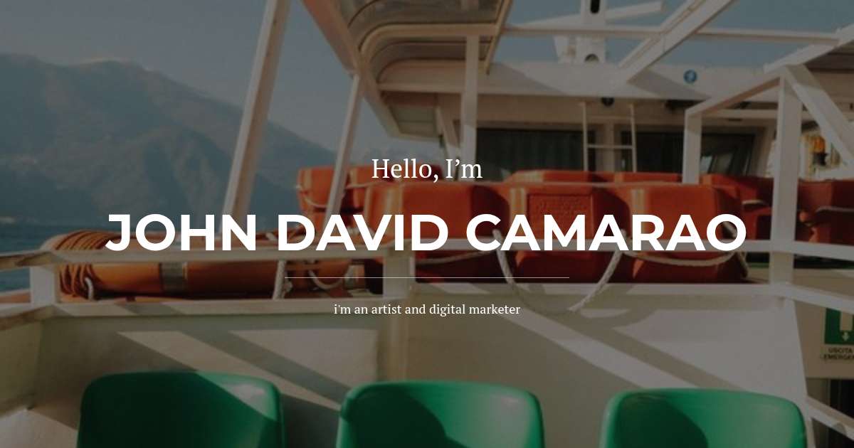 JOHN DAVID CAMARAO