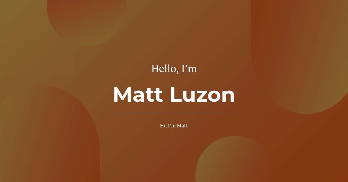 Matt Luzon