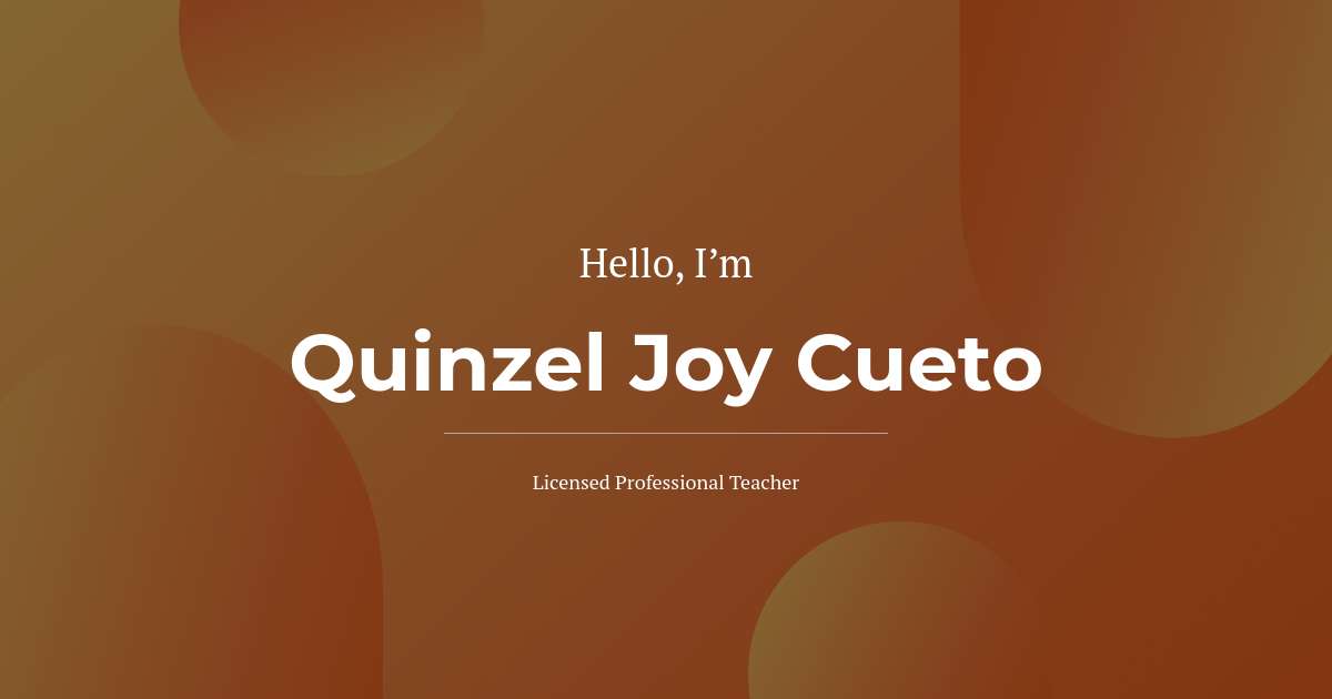 Quinzel Joy Cueto
