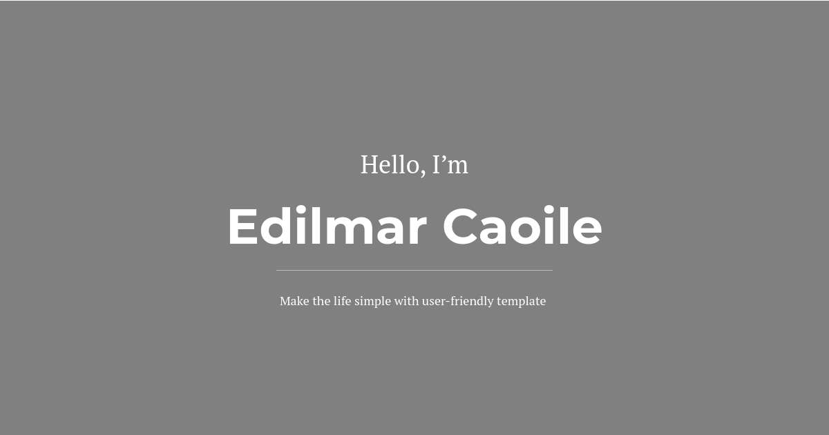 Edilmar Caoile