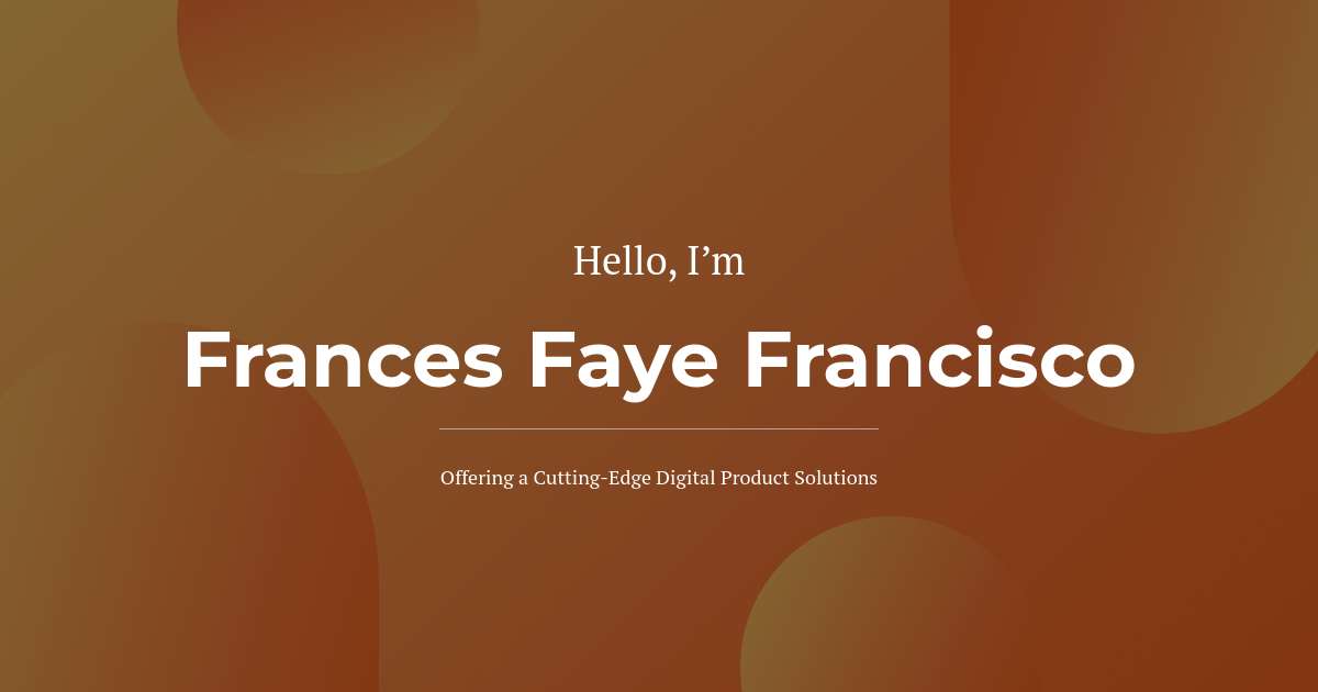Frances Faye Francisco
