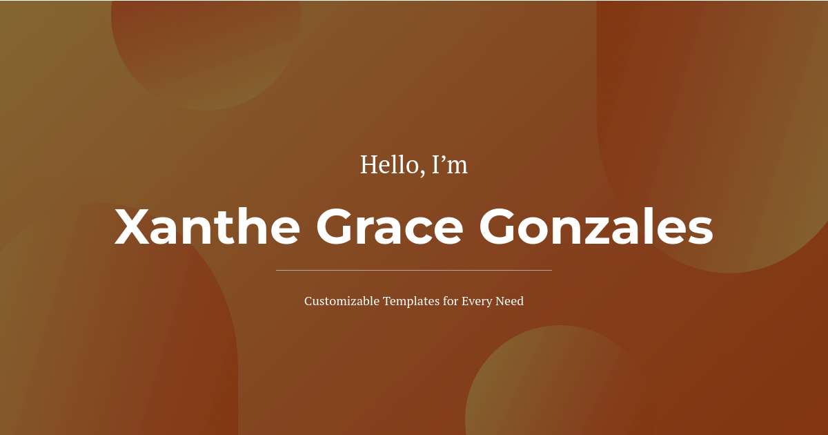 Xanthe Grace Gonzales