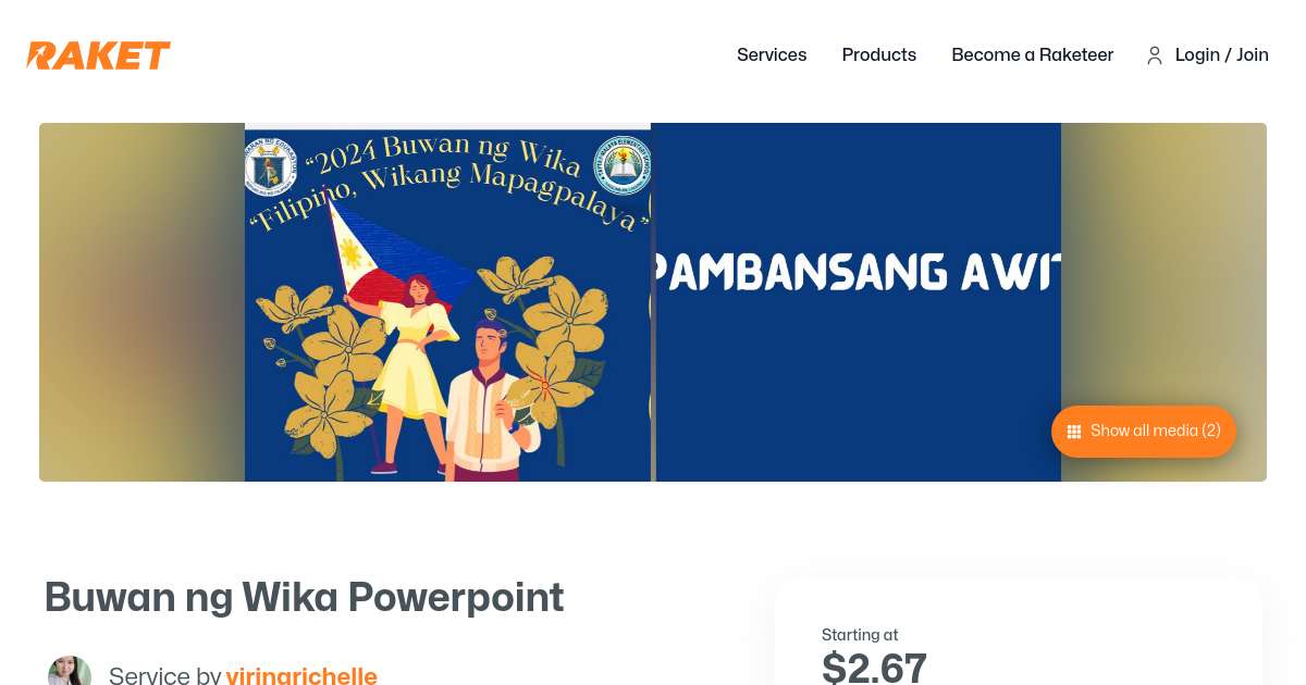 Buwan ng Wika Powerpoint by virinarichelle - Raket.PH