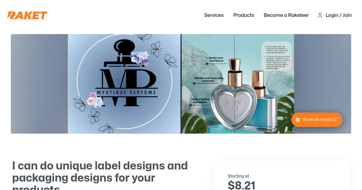 I can do unique label designs and packaging designs for your products ...