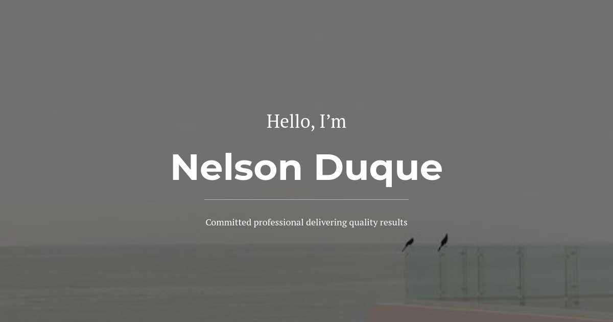 Nelson Duque