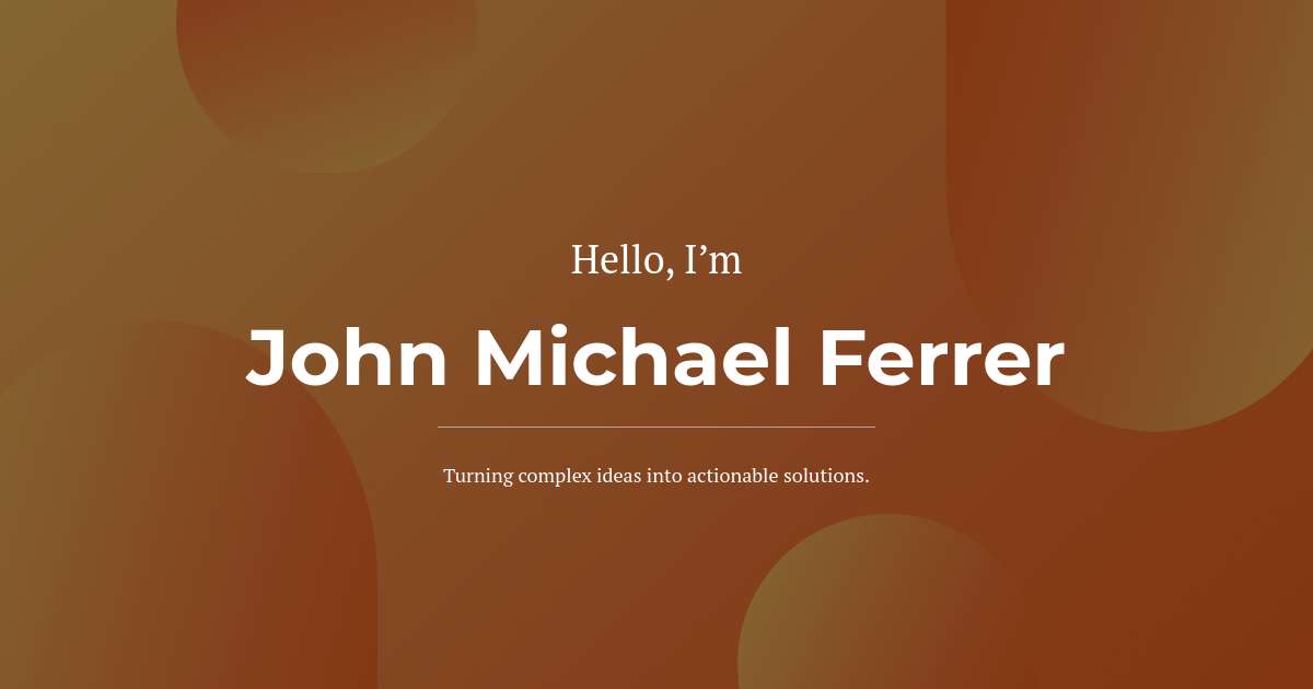 John Michael Ferrer