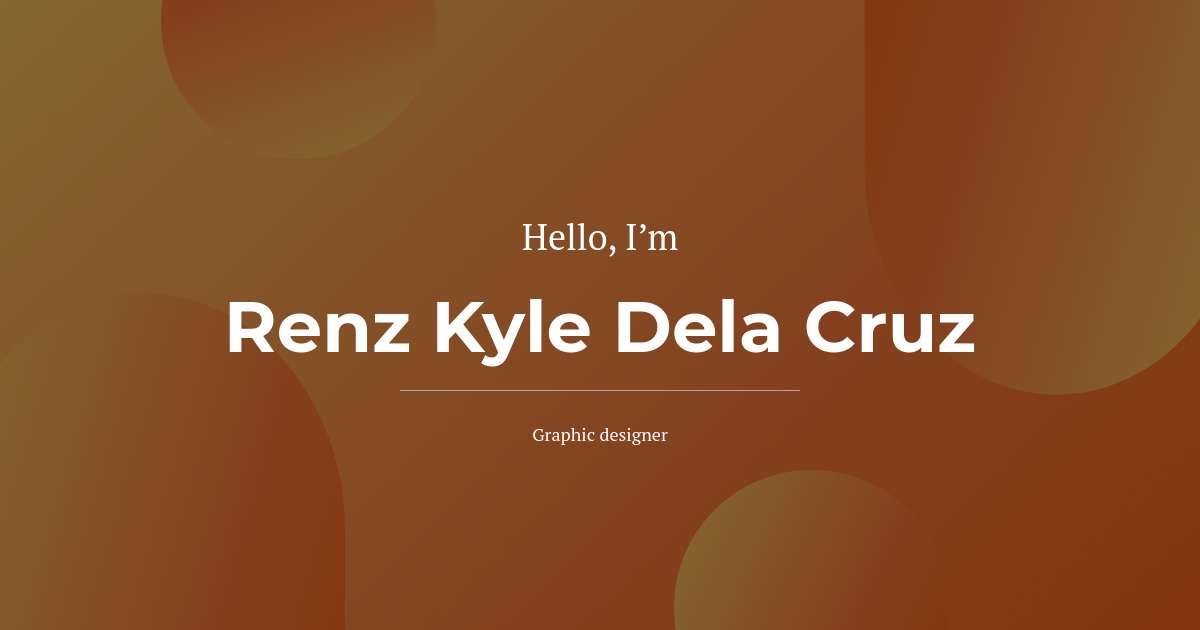 Renz Kyle Dela Cruz