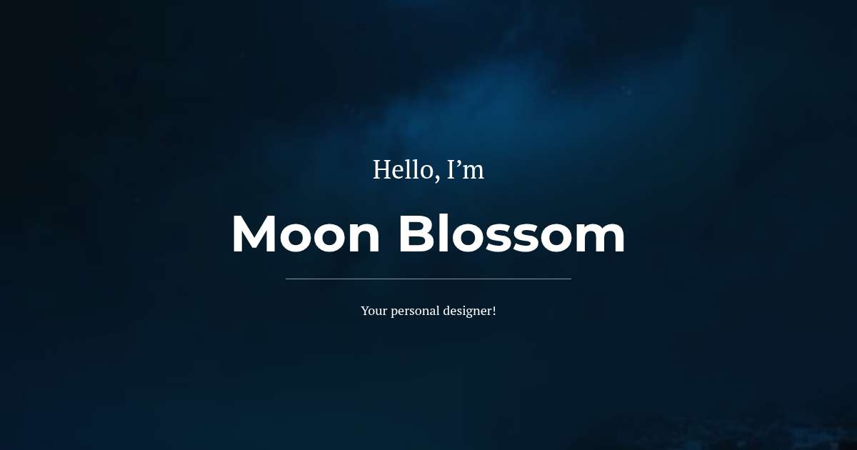 Moon Blossom