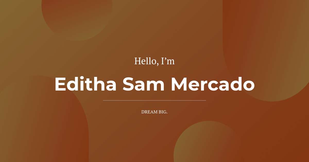 Editha Sam Mercado