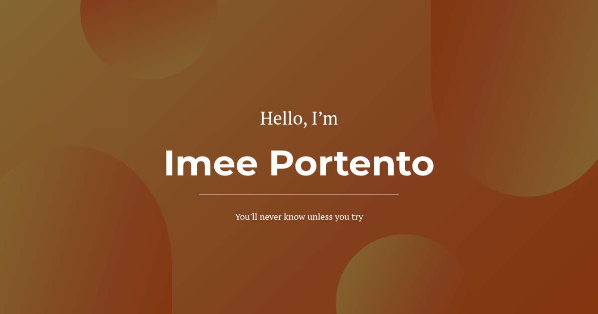 Imee Portento
