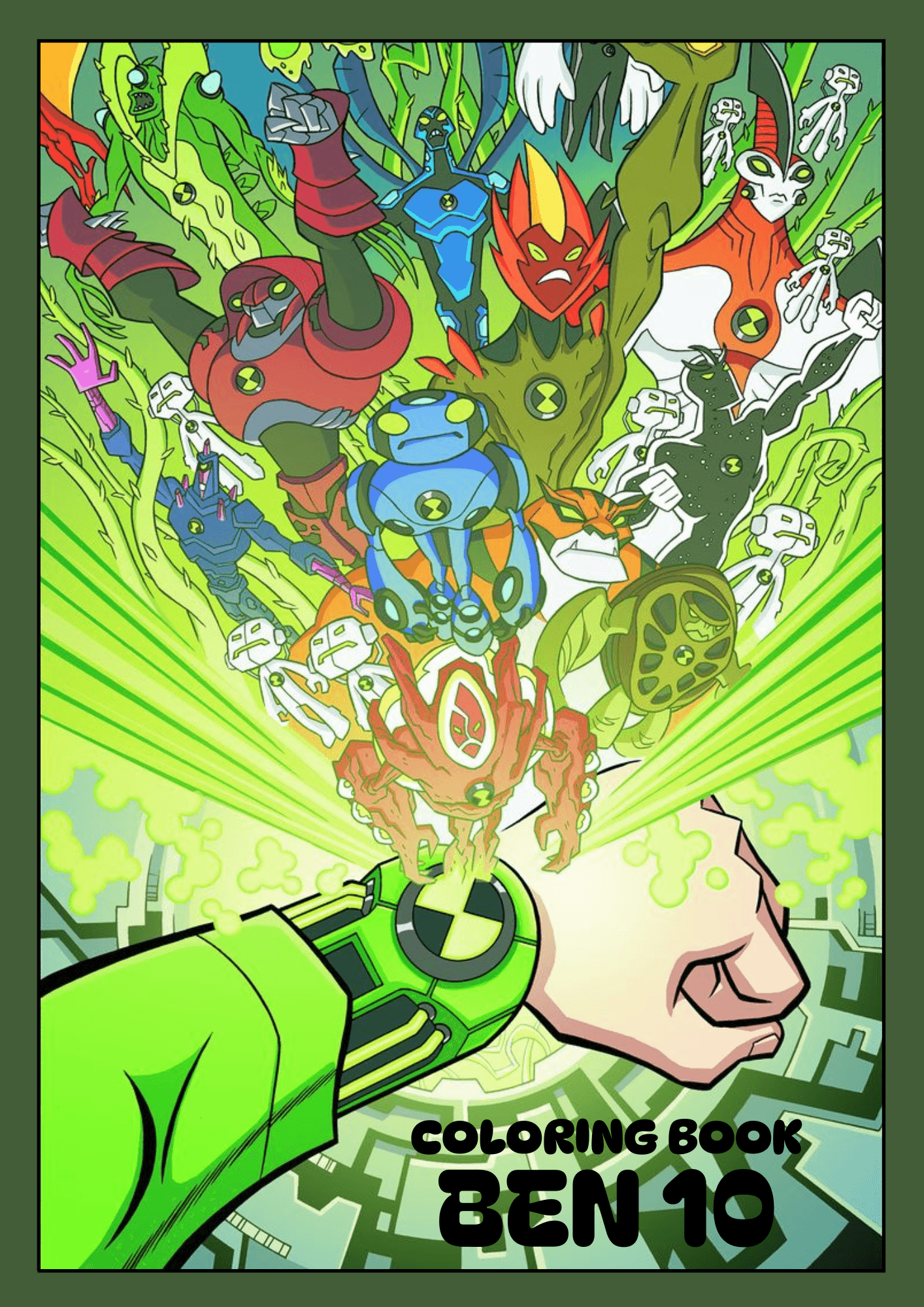 ben 10 armodrillo coloring pages