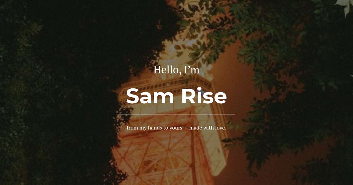 Sam Rise