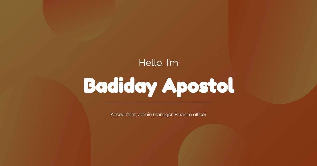Badiday Apostol