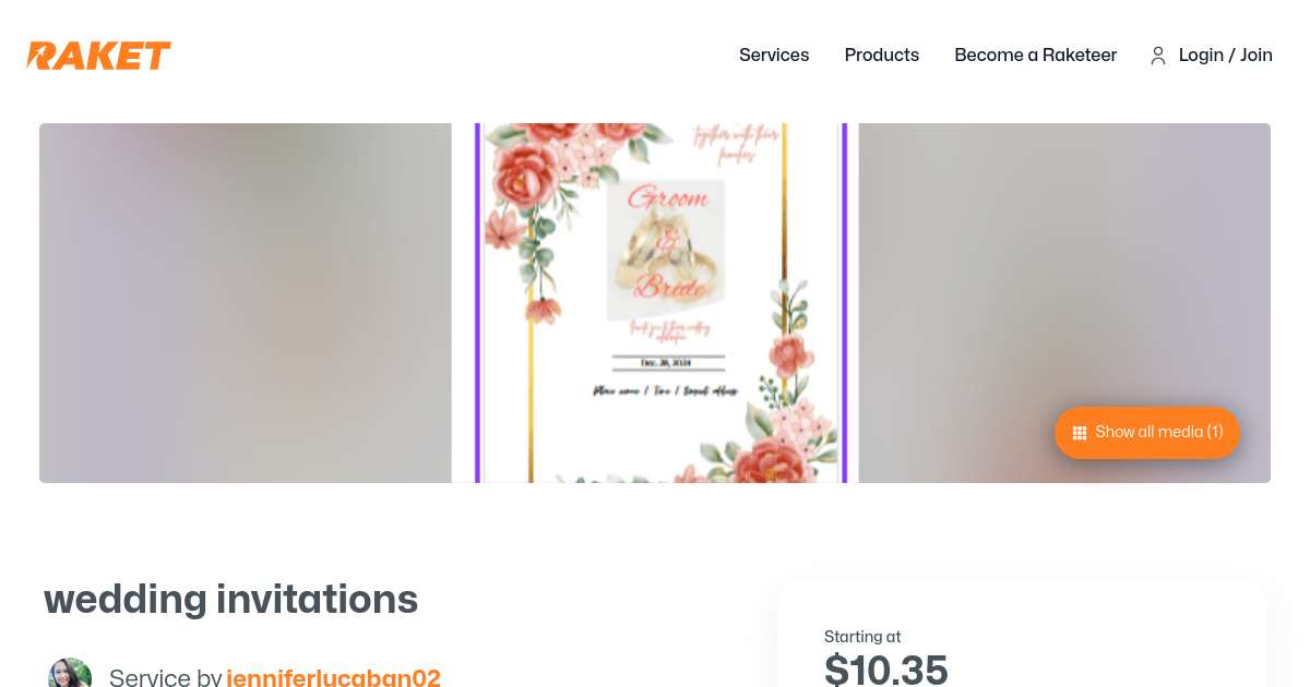 wedding invitations by jenniferlucaban02 - Raket.PH