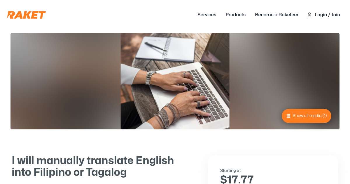 I will manually translate English into Filipino or Tagalog by ...