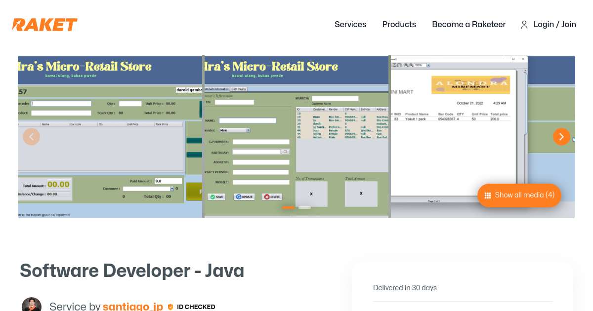 Software Developer Java By Santiagojp Raketph 