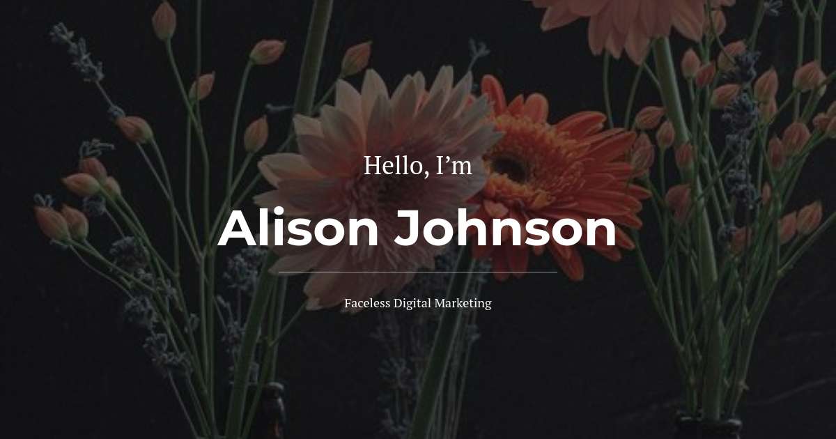 Alison Johnson