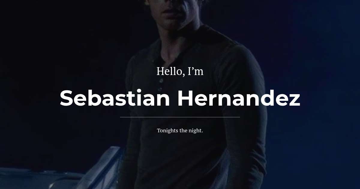 Sebastian Hernandez