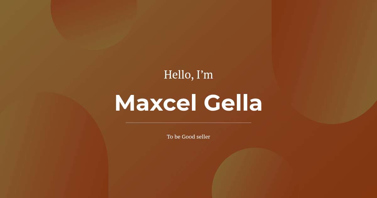 Maxcel Gella