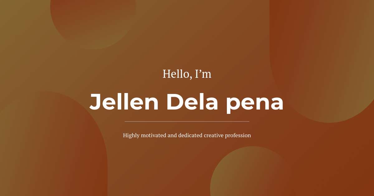Jellen Dela pena