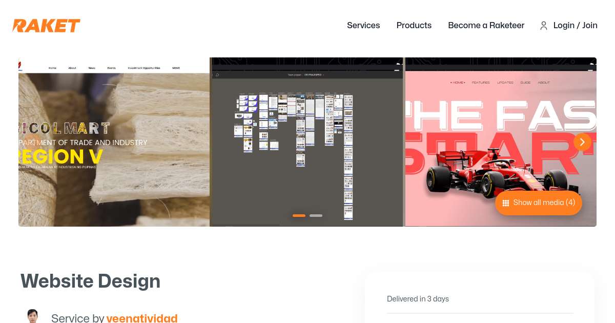Website Design by veenatividad - Raket.PH
