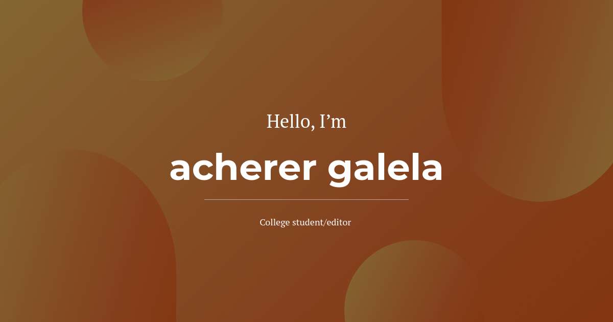 acherer galela