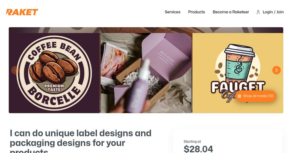 I can do unique label designs and packaging designs for your products ...