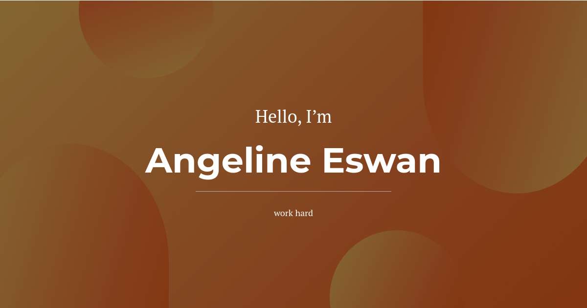 Angeline Eswan