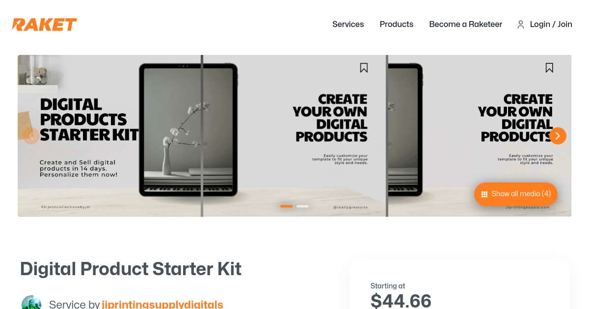 Digital Product Starter Kit by jiprintingsupplydigitals - Raket.PH