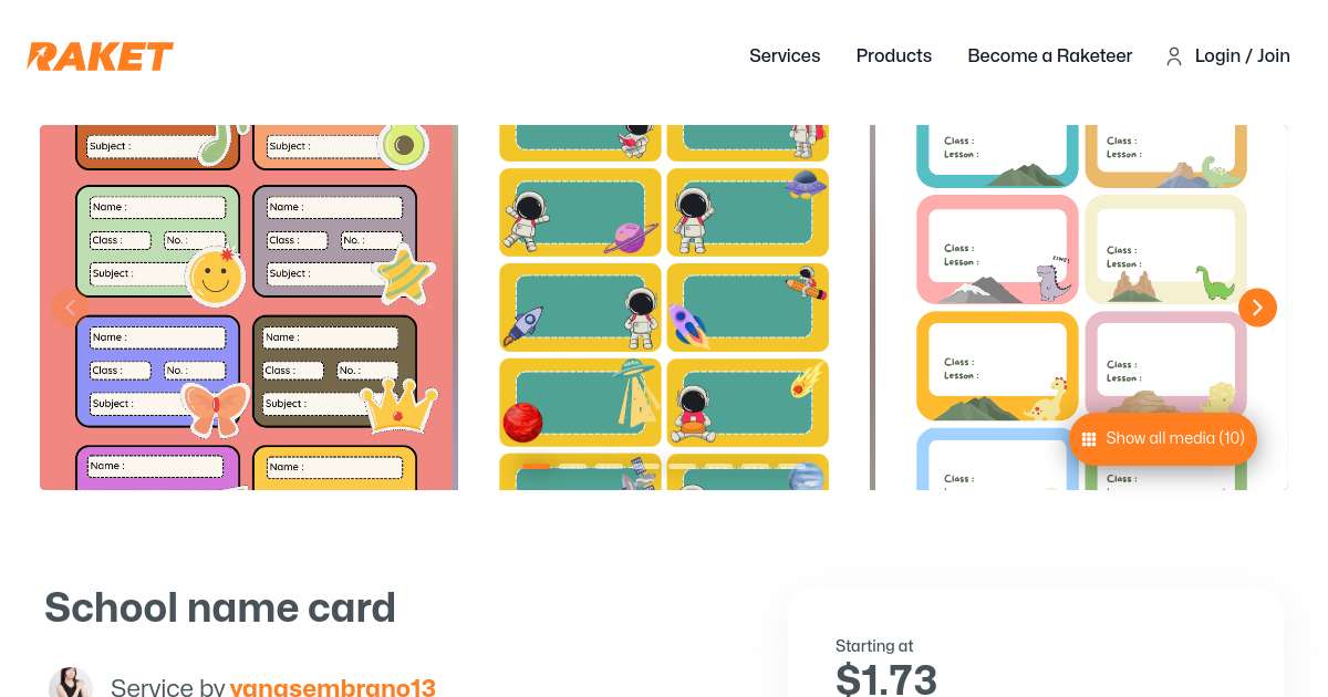 School name card by yandigiprods - Raket.PH