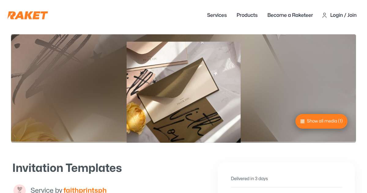 Invitation Templates by faithprintsph - Raket.PH