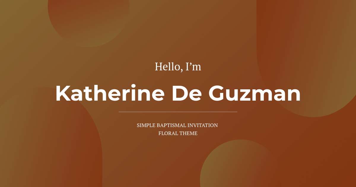 Katherine De Guzman