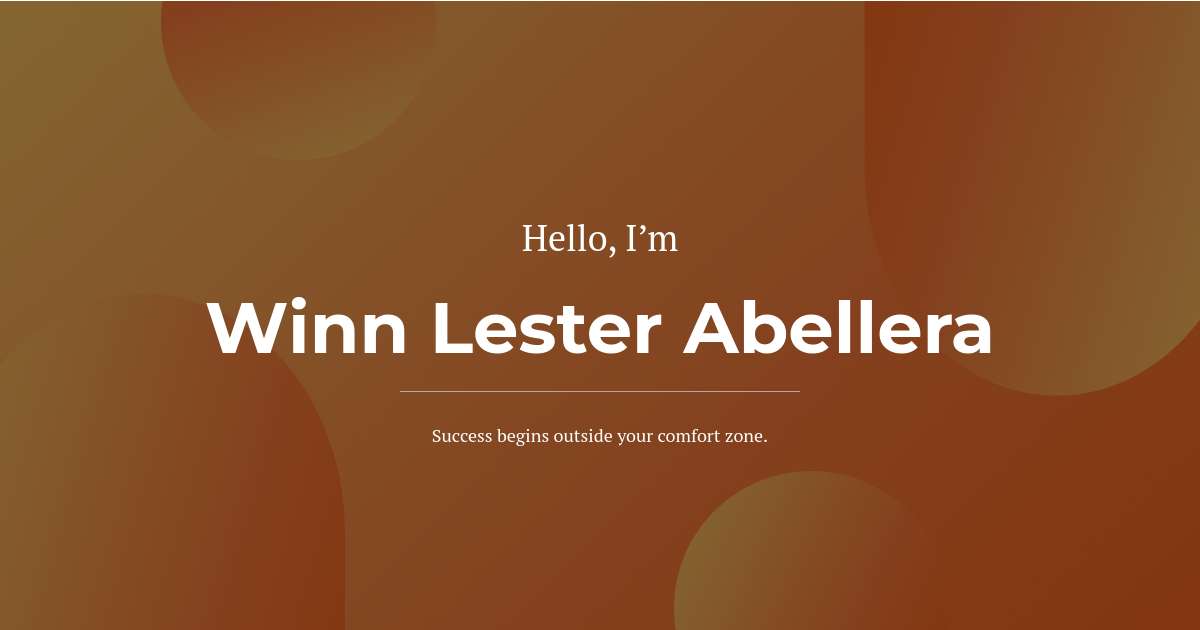 Winn Lester Abellera