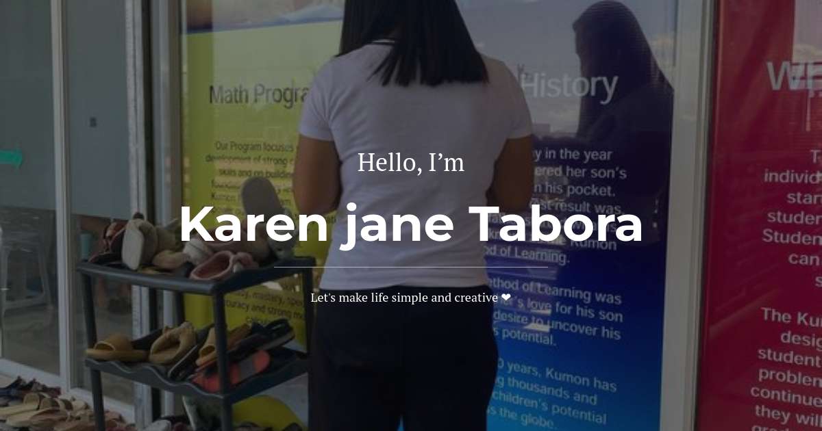 Karen jane Tabora