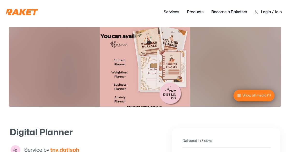 Digital Planner by tny.dgtlsph - Raket.PH