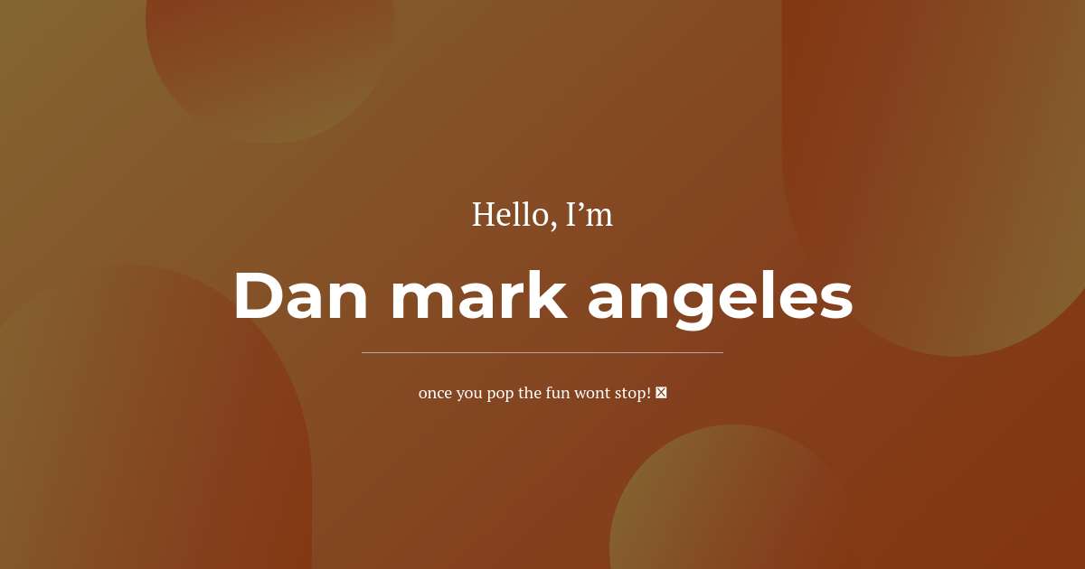 Dan mark angeles