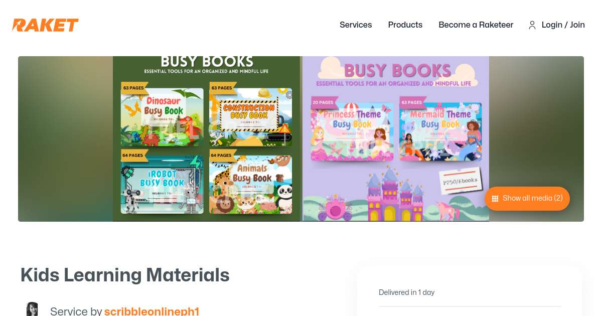 Kids Learning Materials by scribbleonlineph1 - Raket.PH